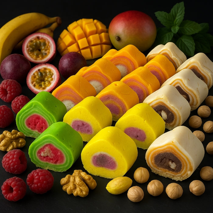 Samarkand halva rolls MIX – Lokumdokya